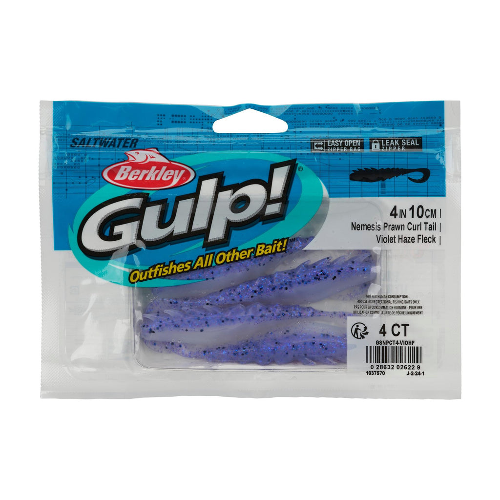 Gulp!® Saltwater Nemesis Prawn Curl Tail | Berkley Fishing®