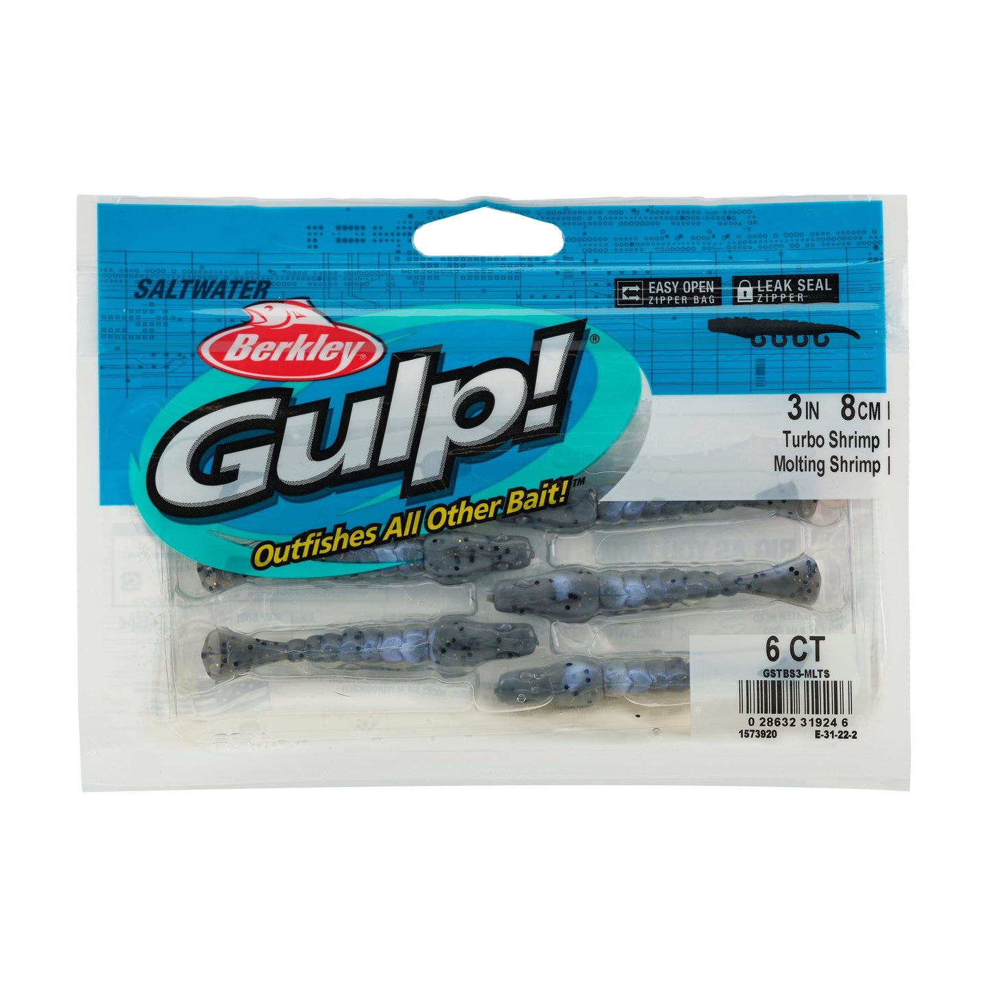 Gulp!® Saltwater Turbo Shrimp | Berkley Fishing®