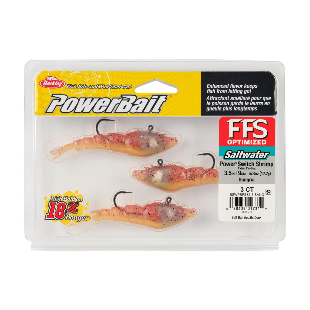 PowerBait® Saltwater Power Switch Shrimp | Berkley Fishing®