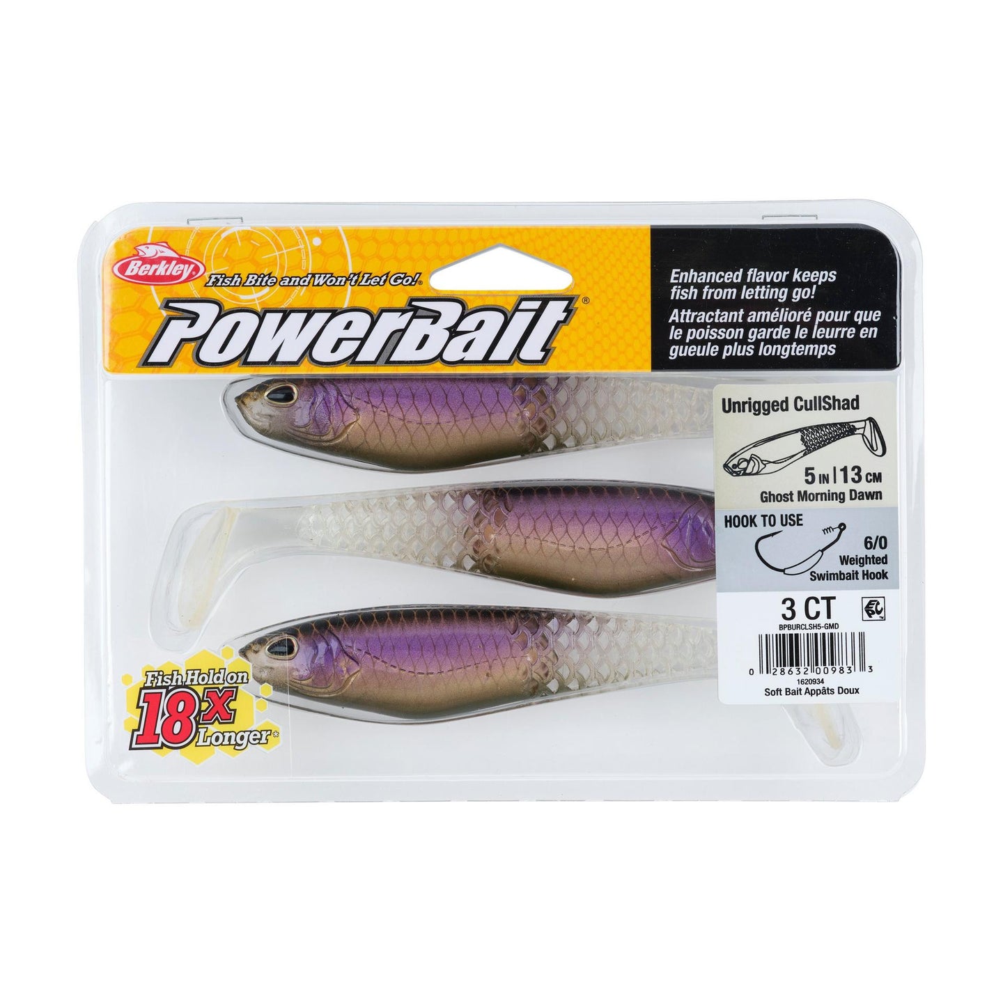PowerBait® Unrigged CullShad | Berkley Fishing®