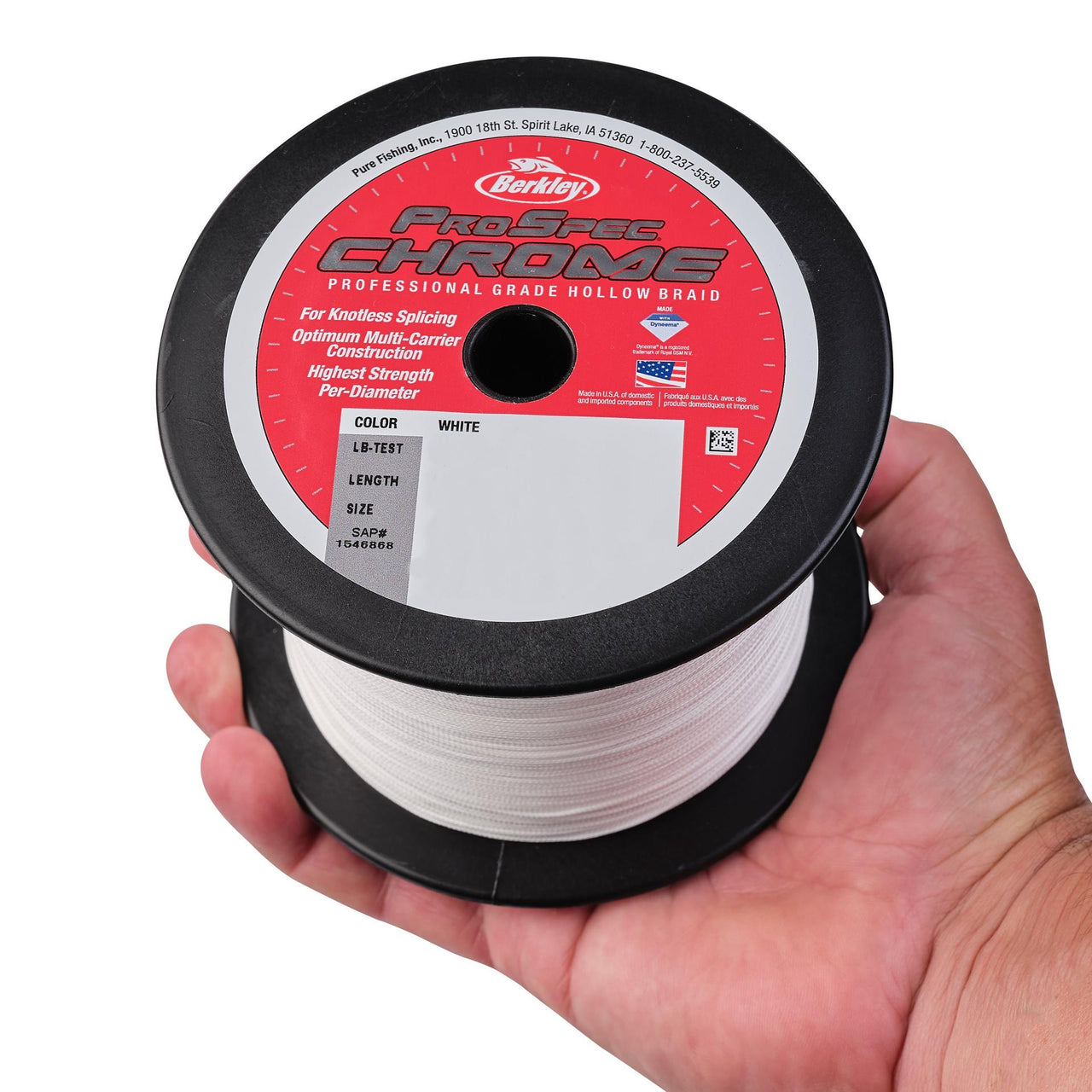 ProSpec® Chrome Premium Hollow Braid | Berkley Fishing®
