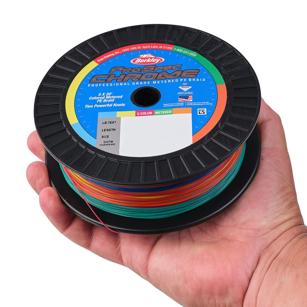 ProSpec® Chrome 5x20' Metered Braid | Berkley Fishing®